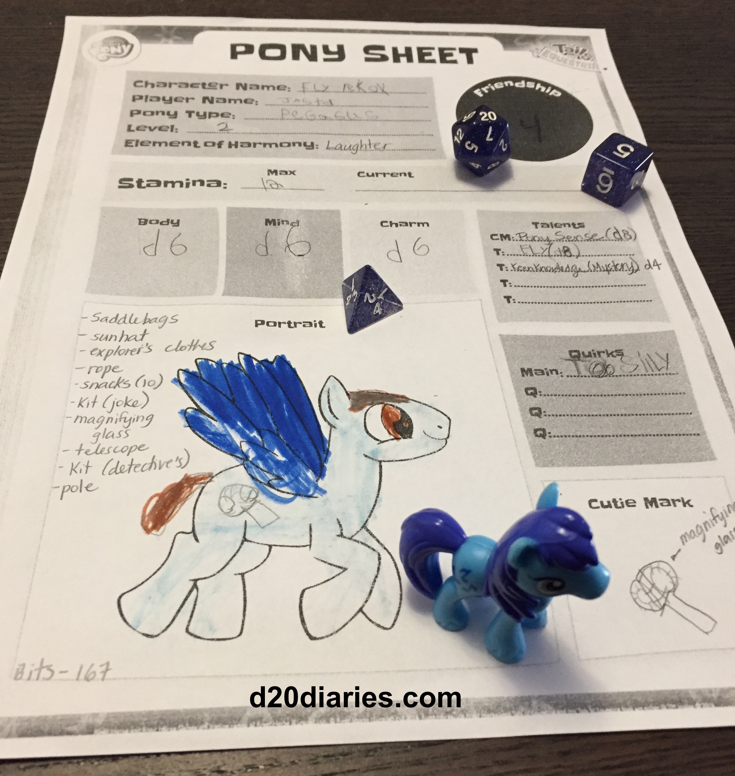 Tails of Equestria: The Storytelling Game – d20 Diaries