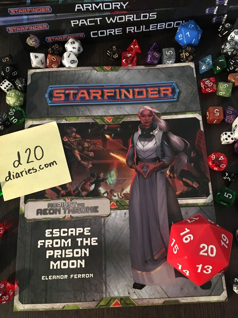 Review: Against the Aeon Throne: Escape from the Prison Moon – d20 Diaries